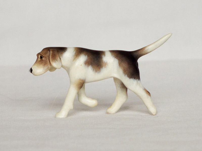 Scale miniature trotting Fox Hound available in Stablemate 1/32 scale ...